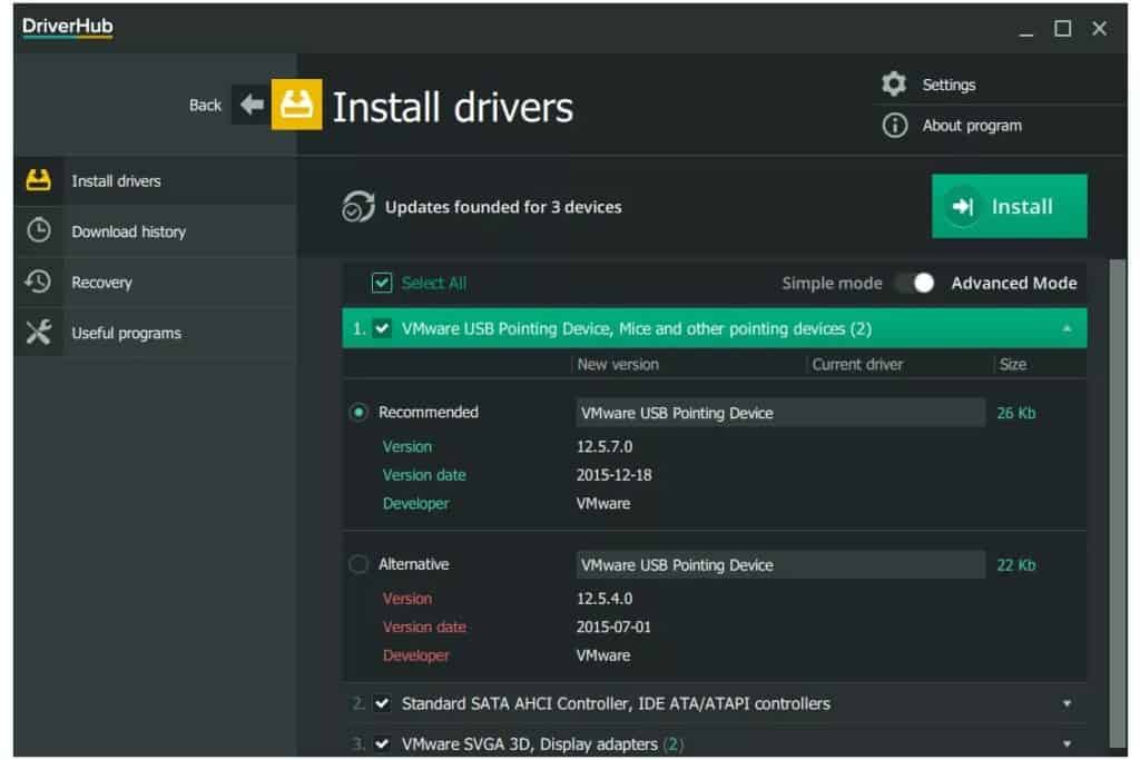11 Mejores herramientas gratuitas Actualización de Drivers